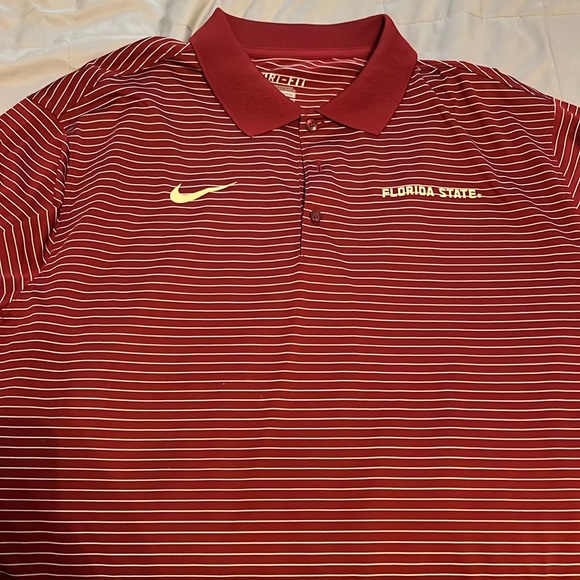 Nike | Shirts | Fsu Nike Mens Polo Athletic Soft Fit Still New | Poshmark
